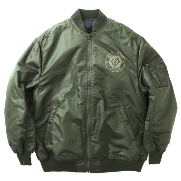 Mobile Suit Gundam Zeon Soldier MA-1 Jacket