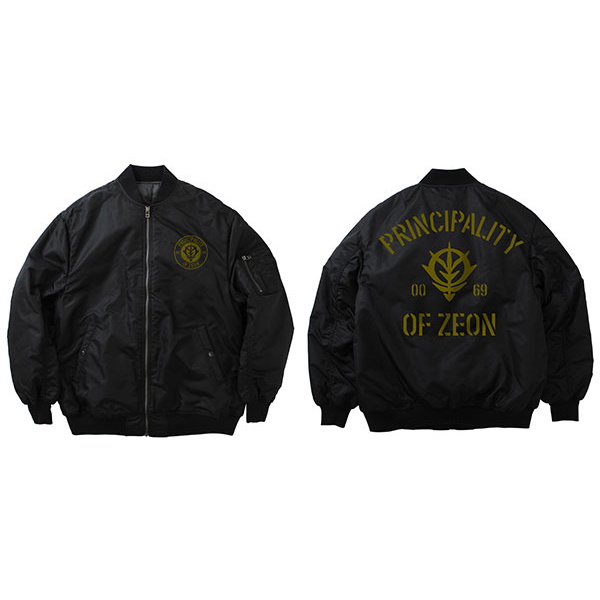 Mobile Suit Gundam Zeon Soldier MA-1 Jacket